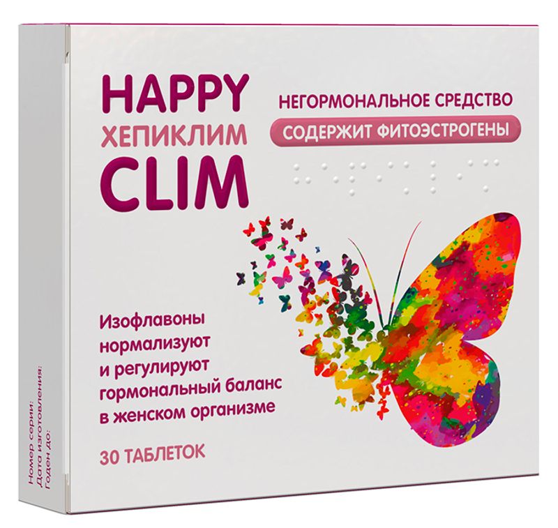 Хепиклим таблетки 30 шт. pharmacy laboratories s.c. купить по цене от ...