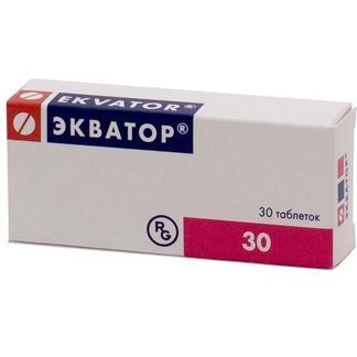 Экватор 5мг+10мг 30 шт. таблетки купить по цене от 744 руб в Москве ...